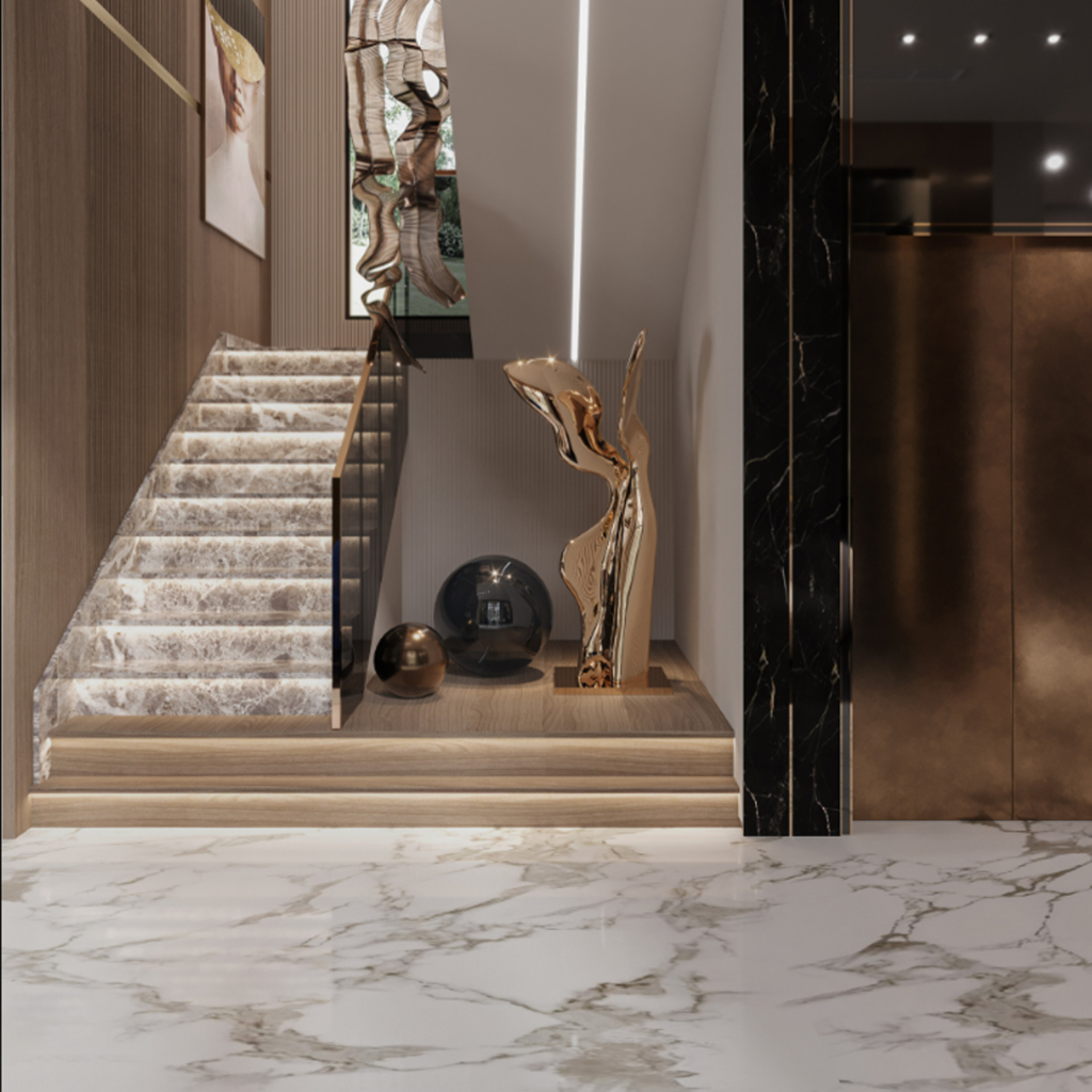 Mermer Merdiven Basamaklarının Tasarımı ve Hazırlanması