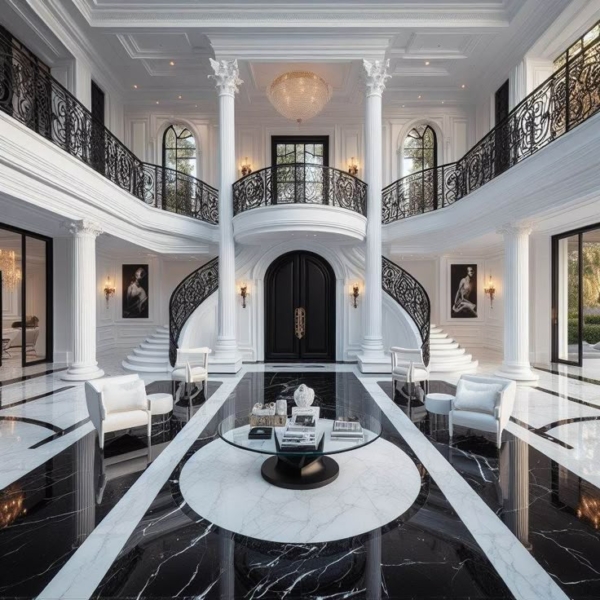 Mermer Villa Projeleriyle Lüks Yaşam Alanları Tasarlayın